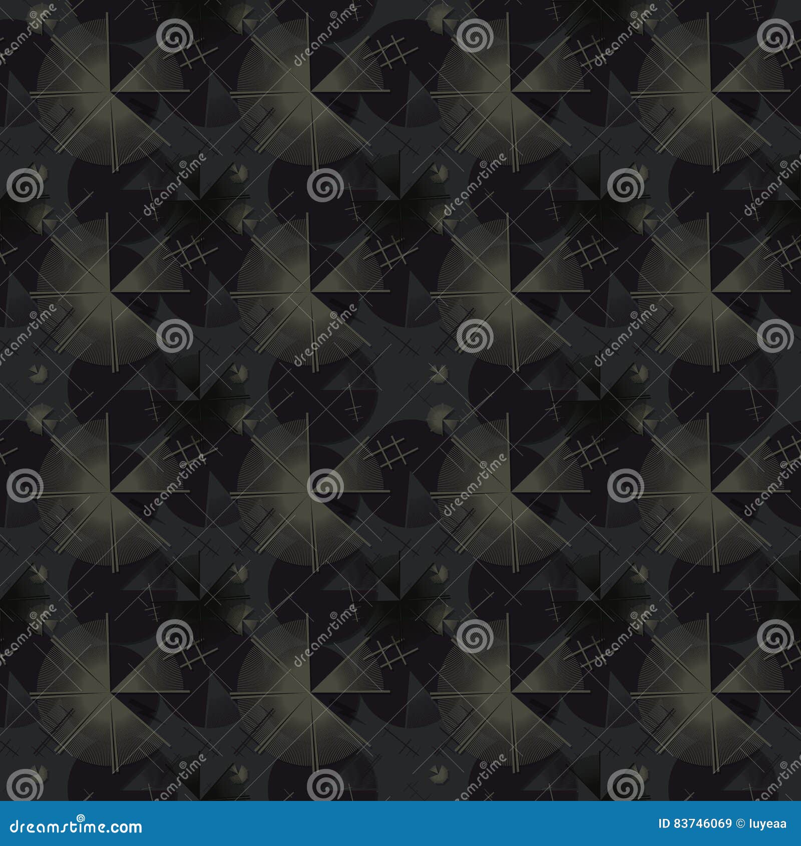 Decorative Geometric Pattern. Vector Stock Illustration - Illustration ...