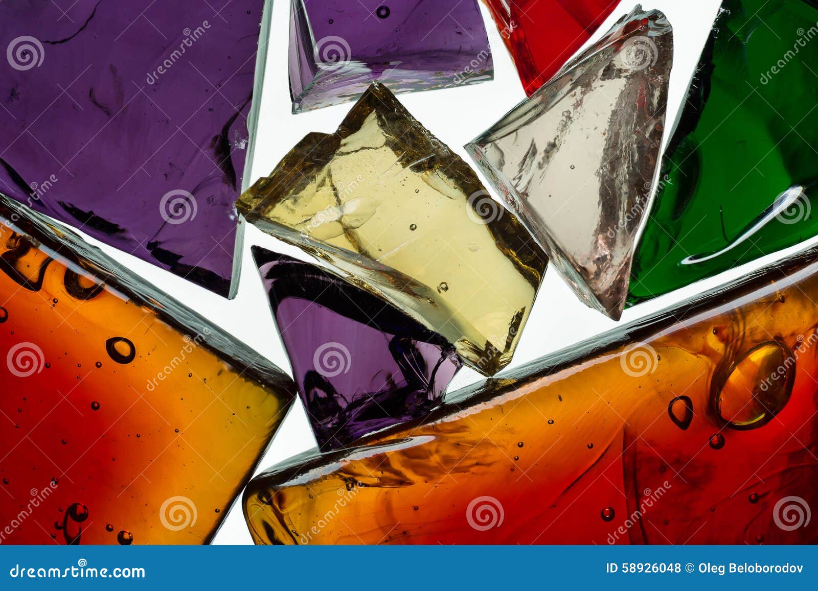 Decorative glass shards stock photo. Image of stained - 58926048