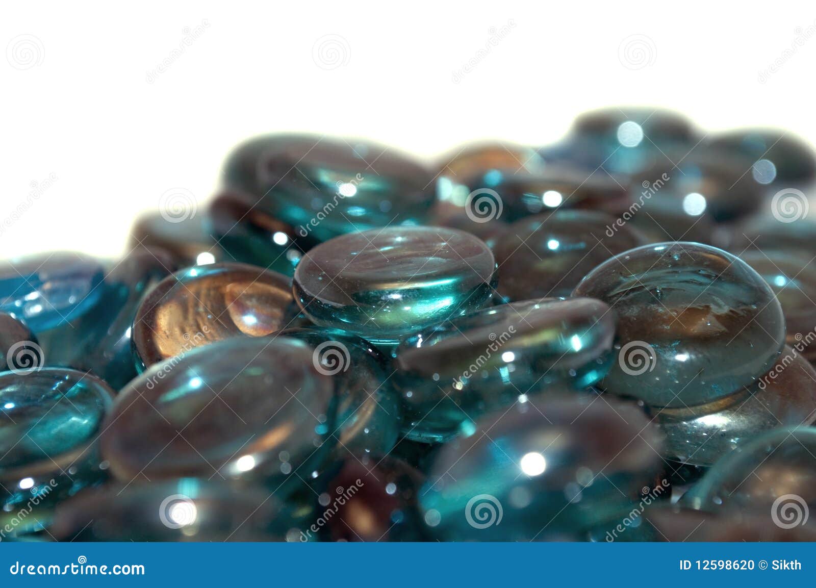 Decorative Glass Stones stock photo. Image of crystal - 12598620