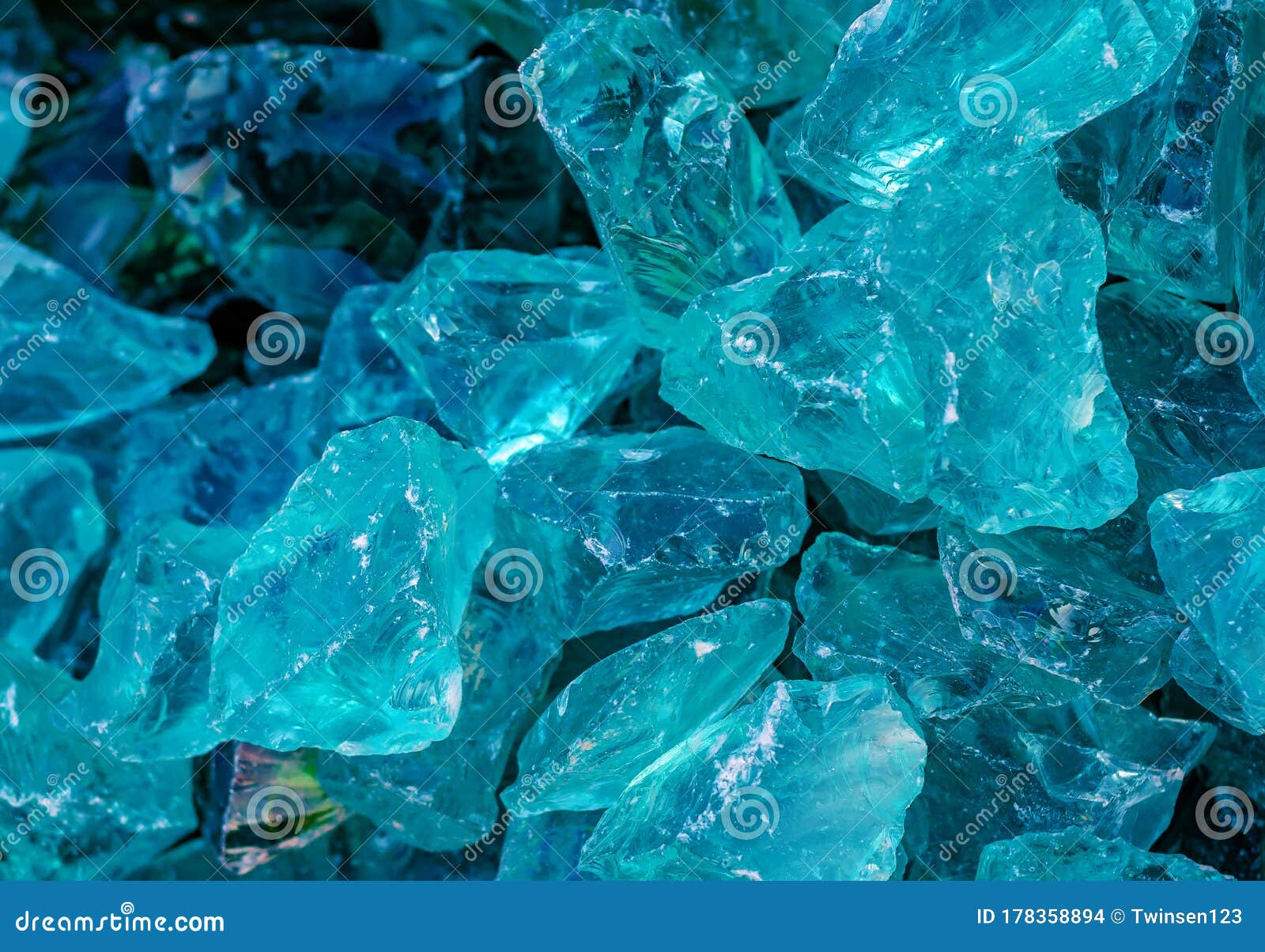 Decorative Glass Stones, Chipped Glass. Shiny Stones Background Stock ...