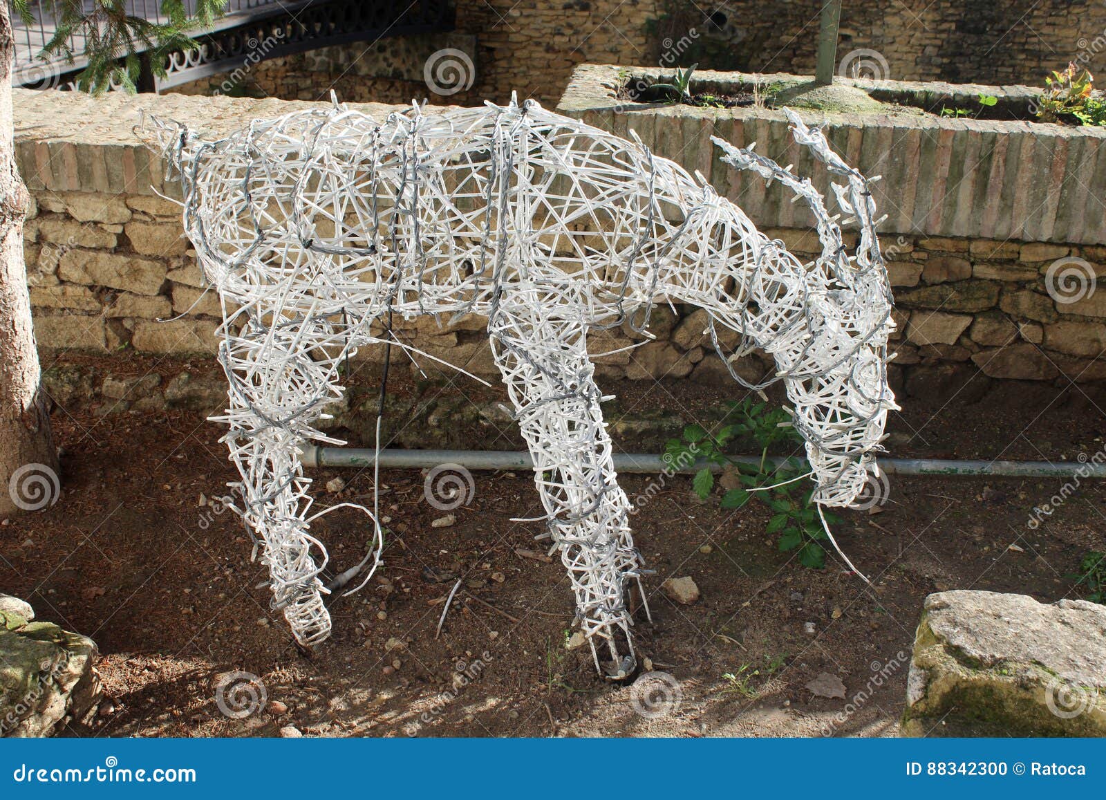 Decorative goat statue stock photo. Image of abstract - 88342300