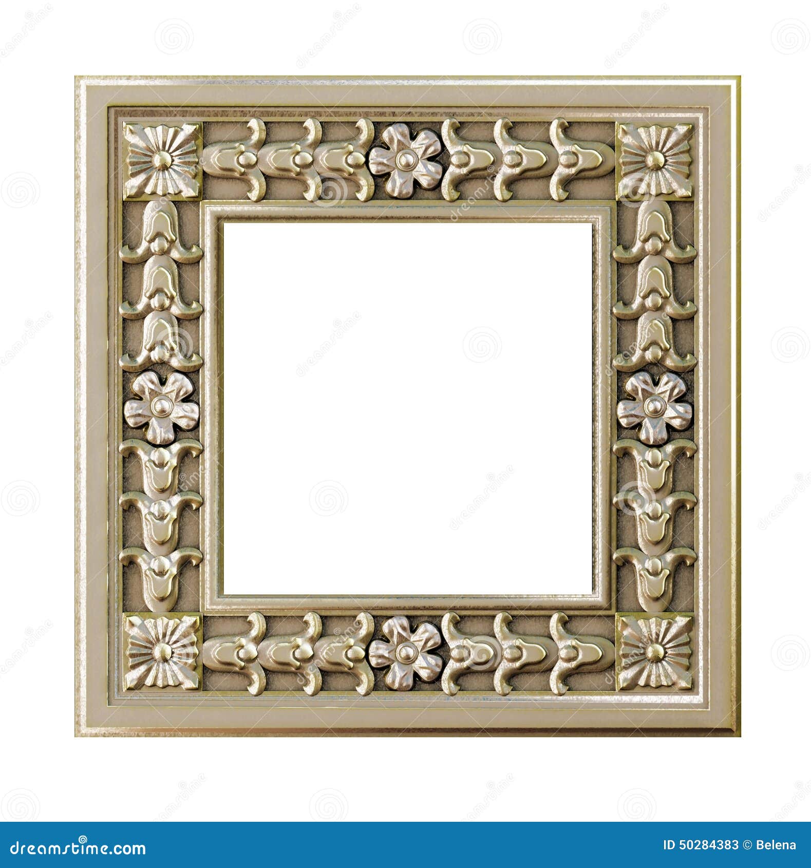 Decorative gold frame stock image. Image of elegant, painting - 50284383