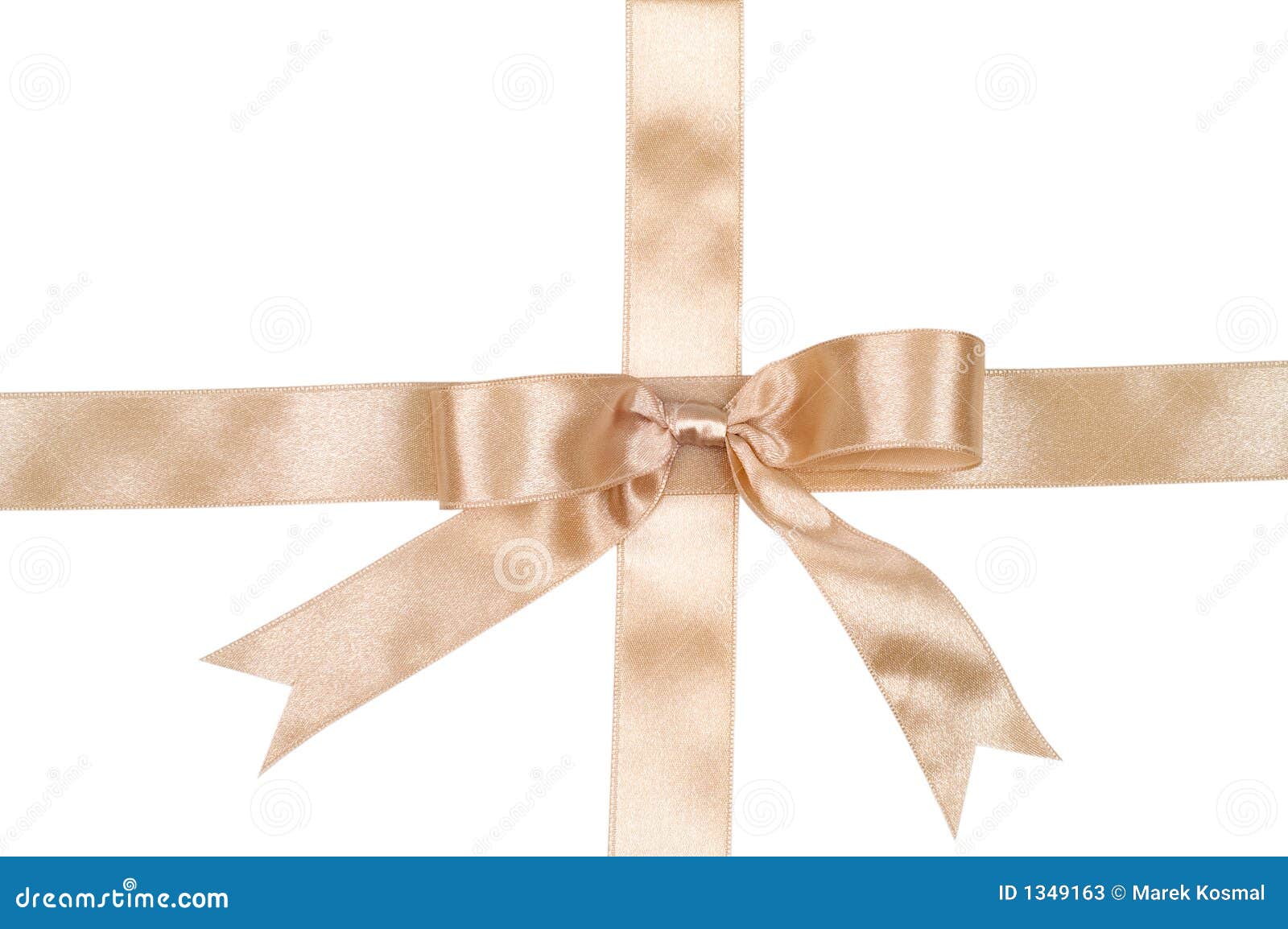Decorative gold ribbon stock image. Image of background - 1349163