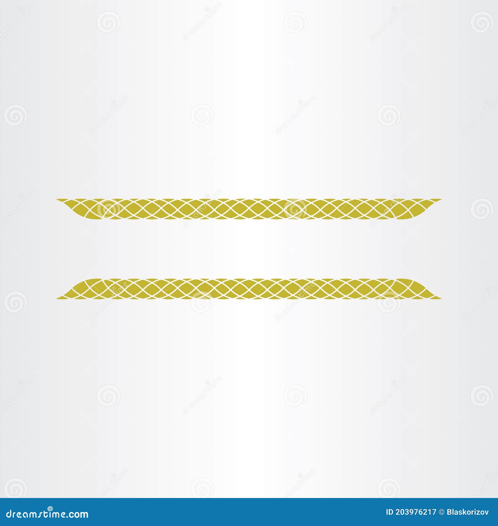 Decorative Golden Title Frame Line Design Element Stock Vector ...
