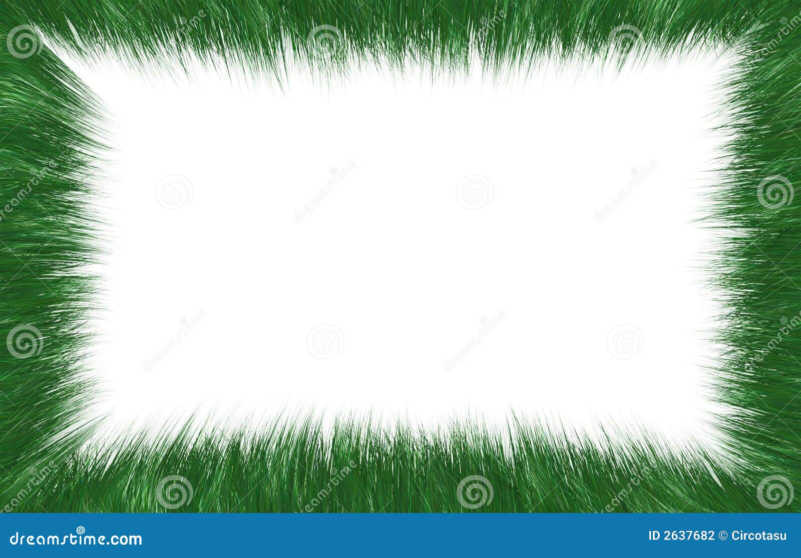 Decorative grass frame stock illustration. Illustration of nature - 2637682