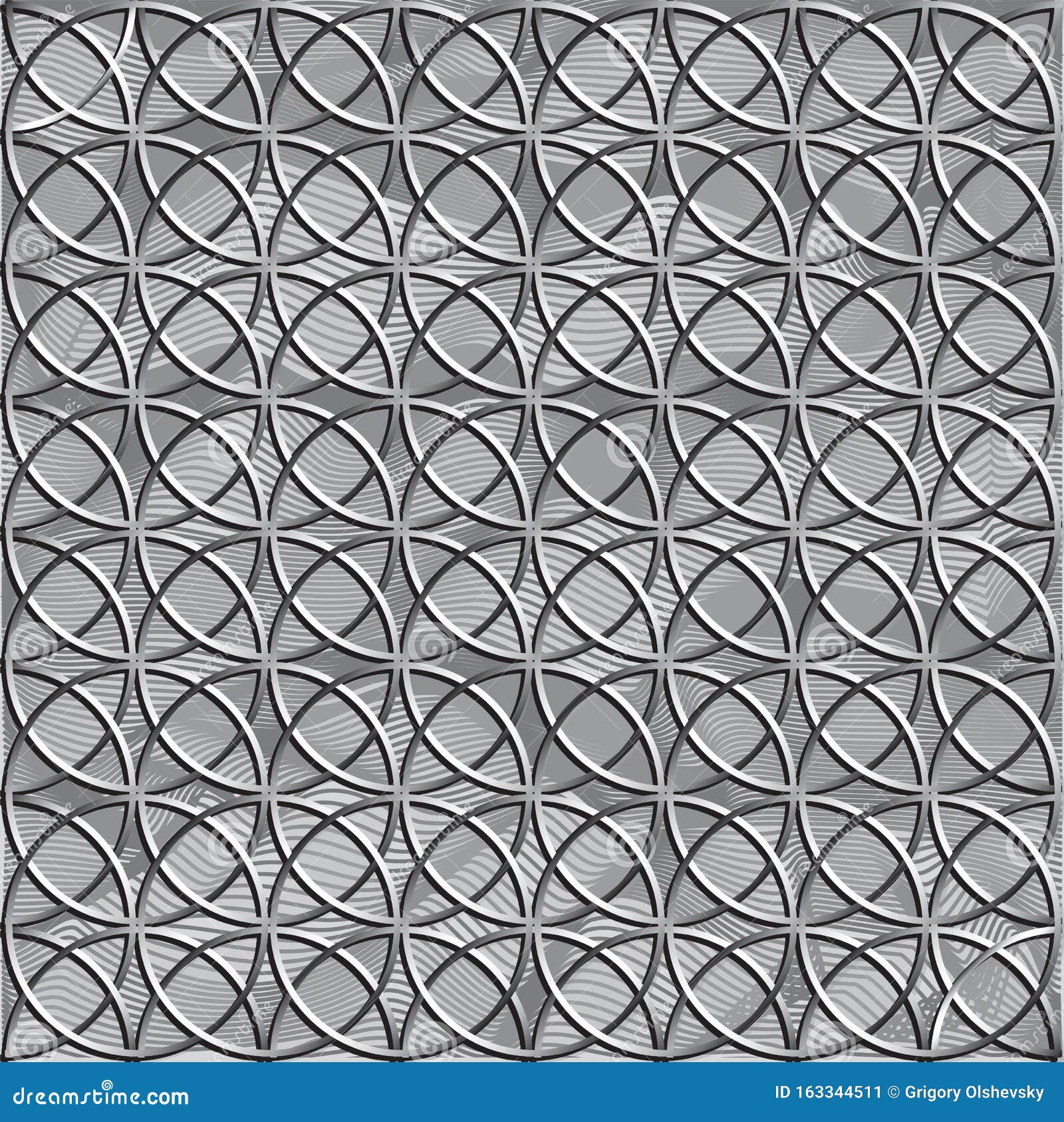 Decorative gray grid stock vector. Illustration of graphic - 163344511