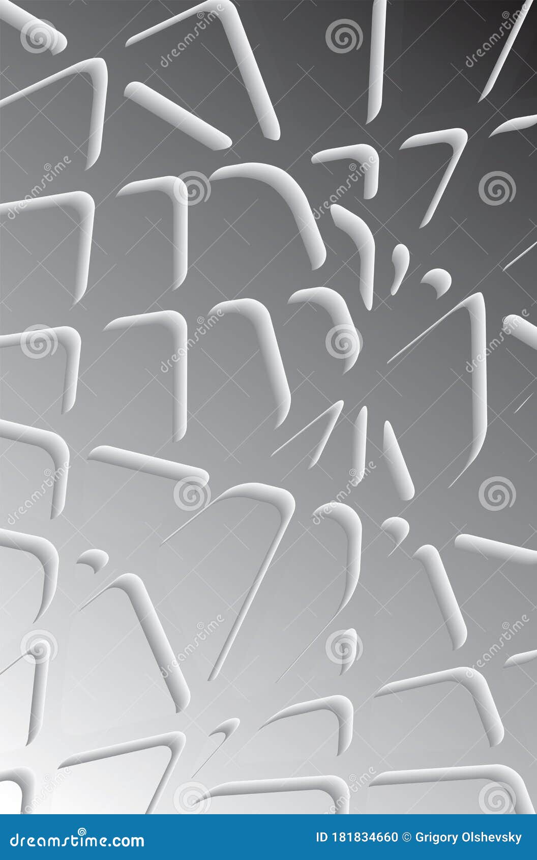 Decorative gray grid stock vector. Illustration of design - 181834660