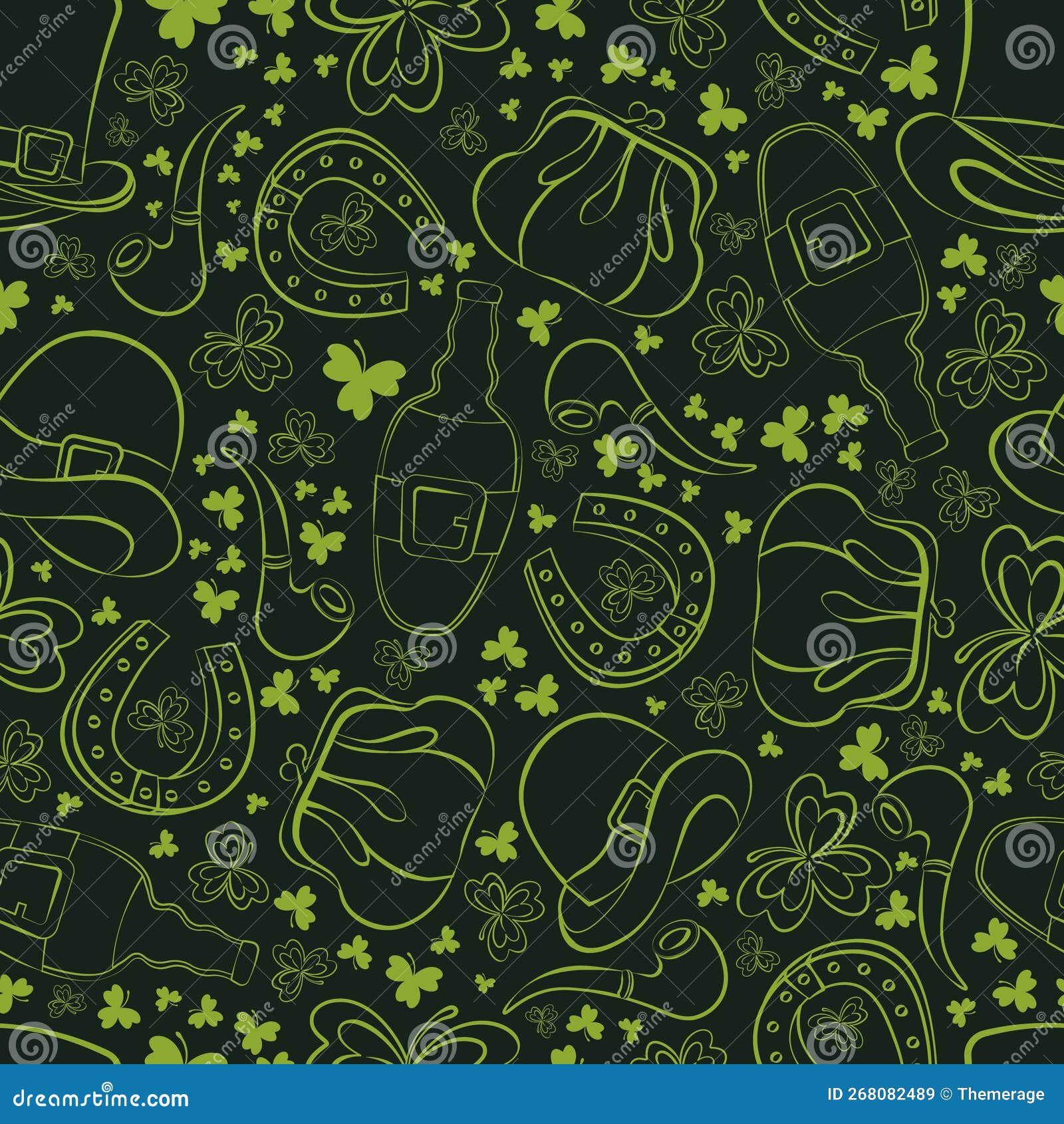 St Patrick S Day Hand Drawing Full Collectoin Lettering Design