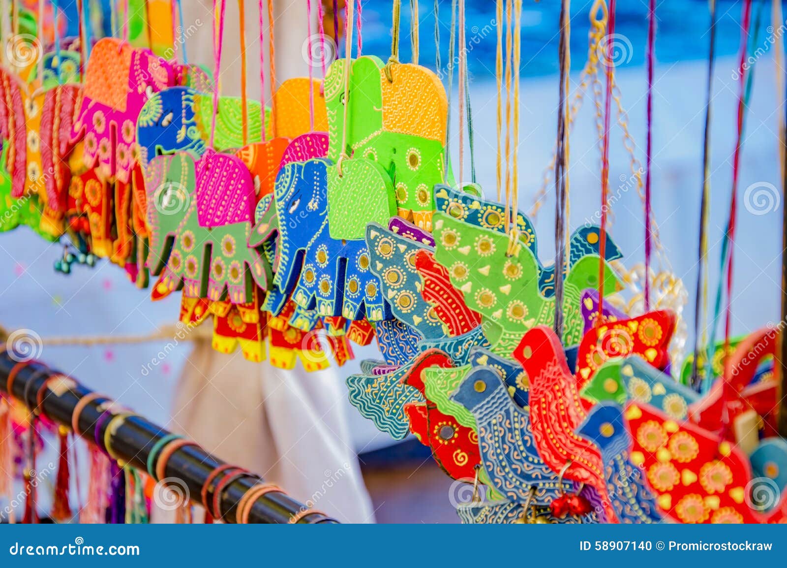 Decorative Handicraft on Sale Stock Photo - Image of culture ...