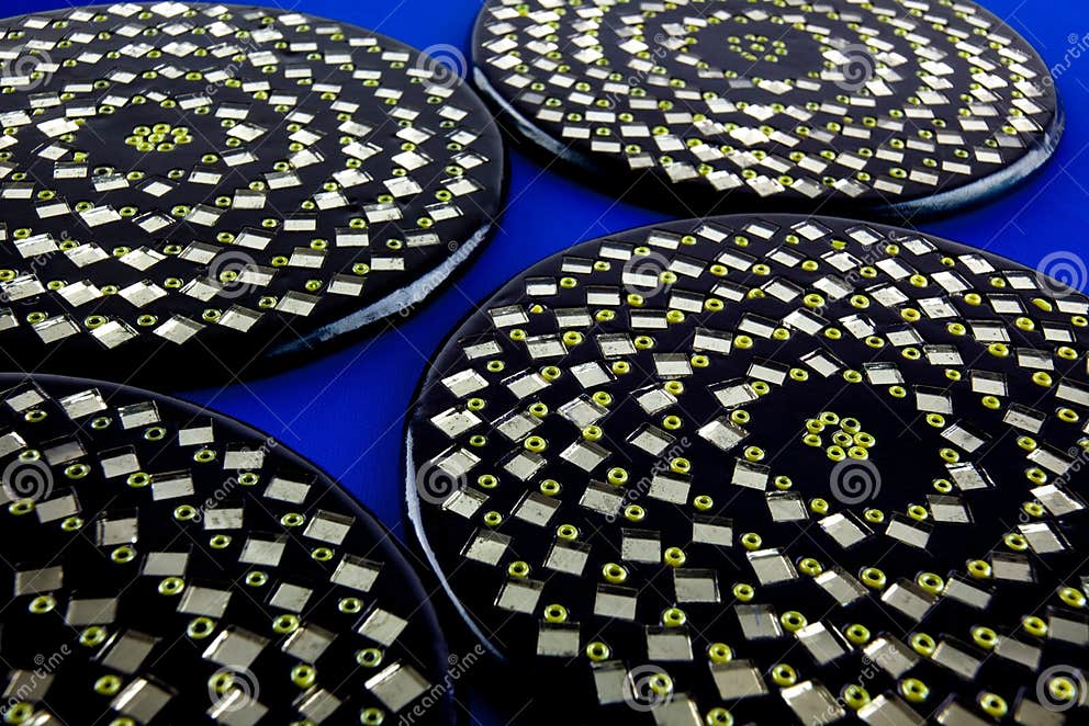 Decorative Handmade Coasters Stock Image - Image of handmade, circular ...