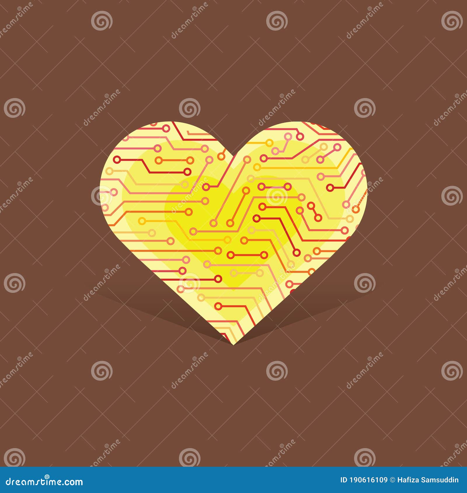 Decorative Heart Design. Vector Illustration Decorative Design Stock ...