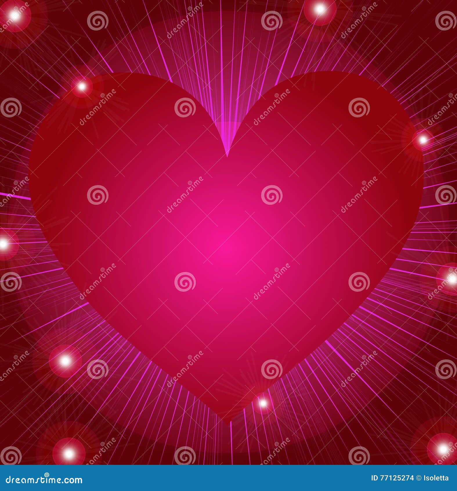 Decorative Heart Shape stock illustration. Illustration of love - 77125274