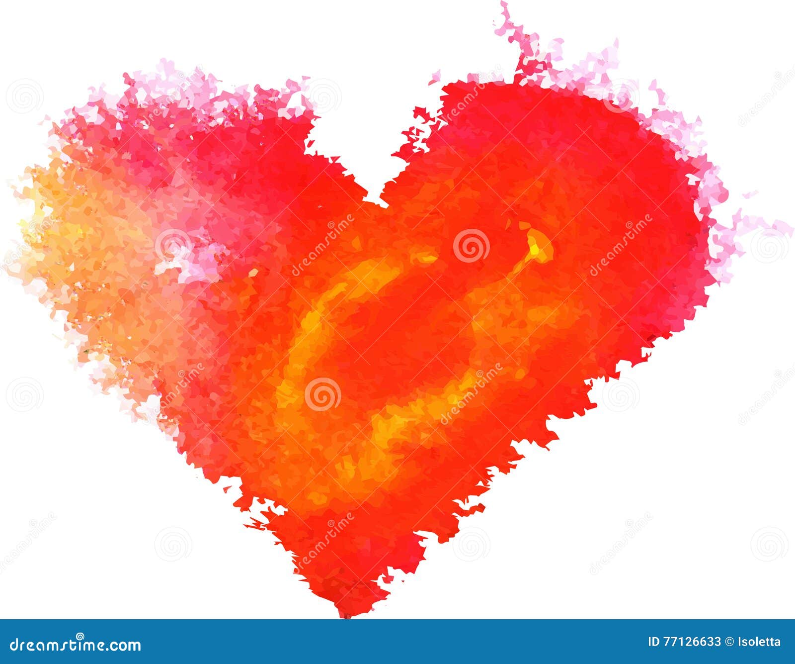 Decorative Heart Shape stock vector. Illustration of passion - 77126633