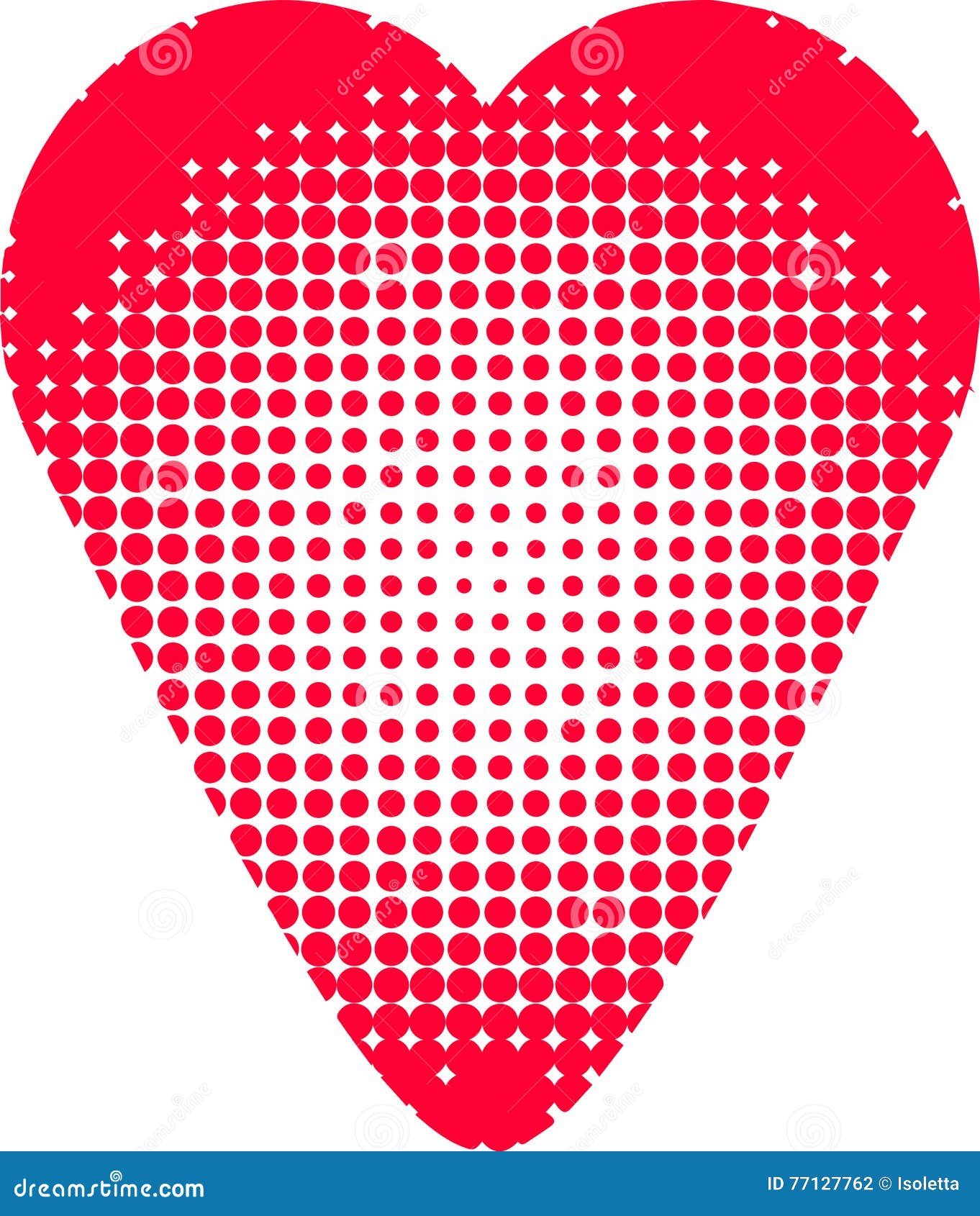 Decorative Heart Shape stock vector. Illustration of passion - 77127762