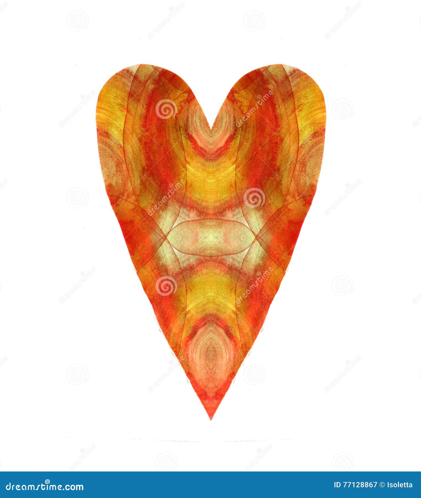 Decorative Heart Shape stock illustration. Illustration of valentine ...
