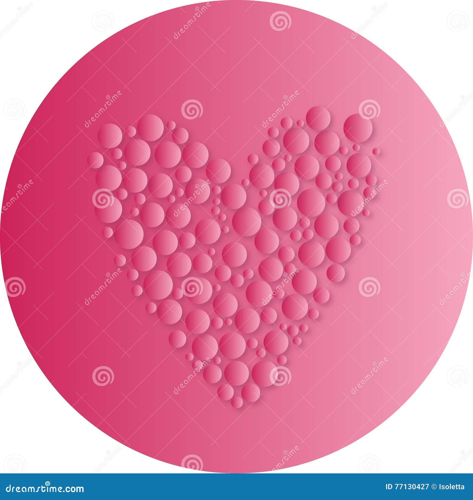 Decorative Heart Shape stock illustration. Illustration of eps10 - 77130427