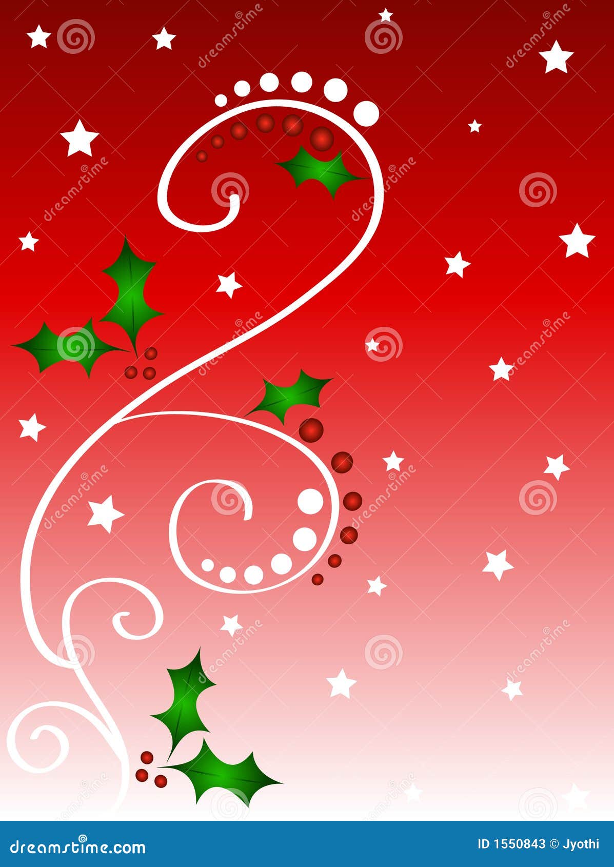 Decorative holly design stock illustration. Illustration of purity ...