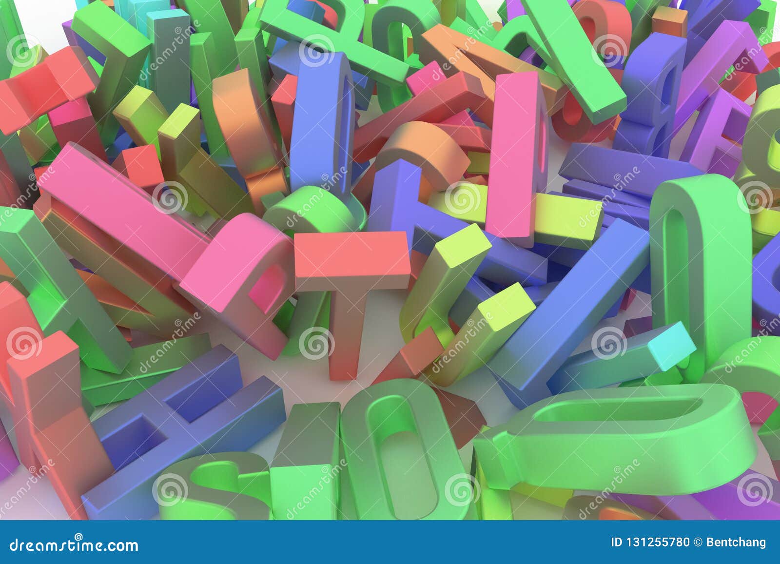 Decorative, Illustrations CGI Typography, Alphabetic Character ...