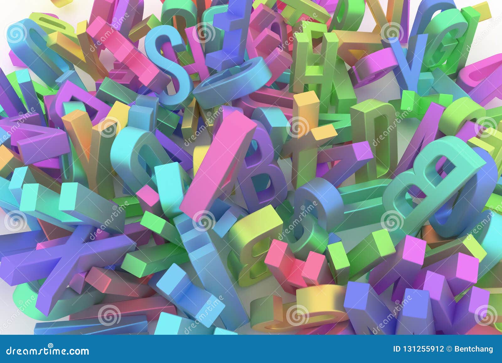 Decorative, Illustrations CGI Typography, Alphabetic Character ...