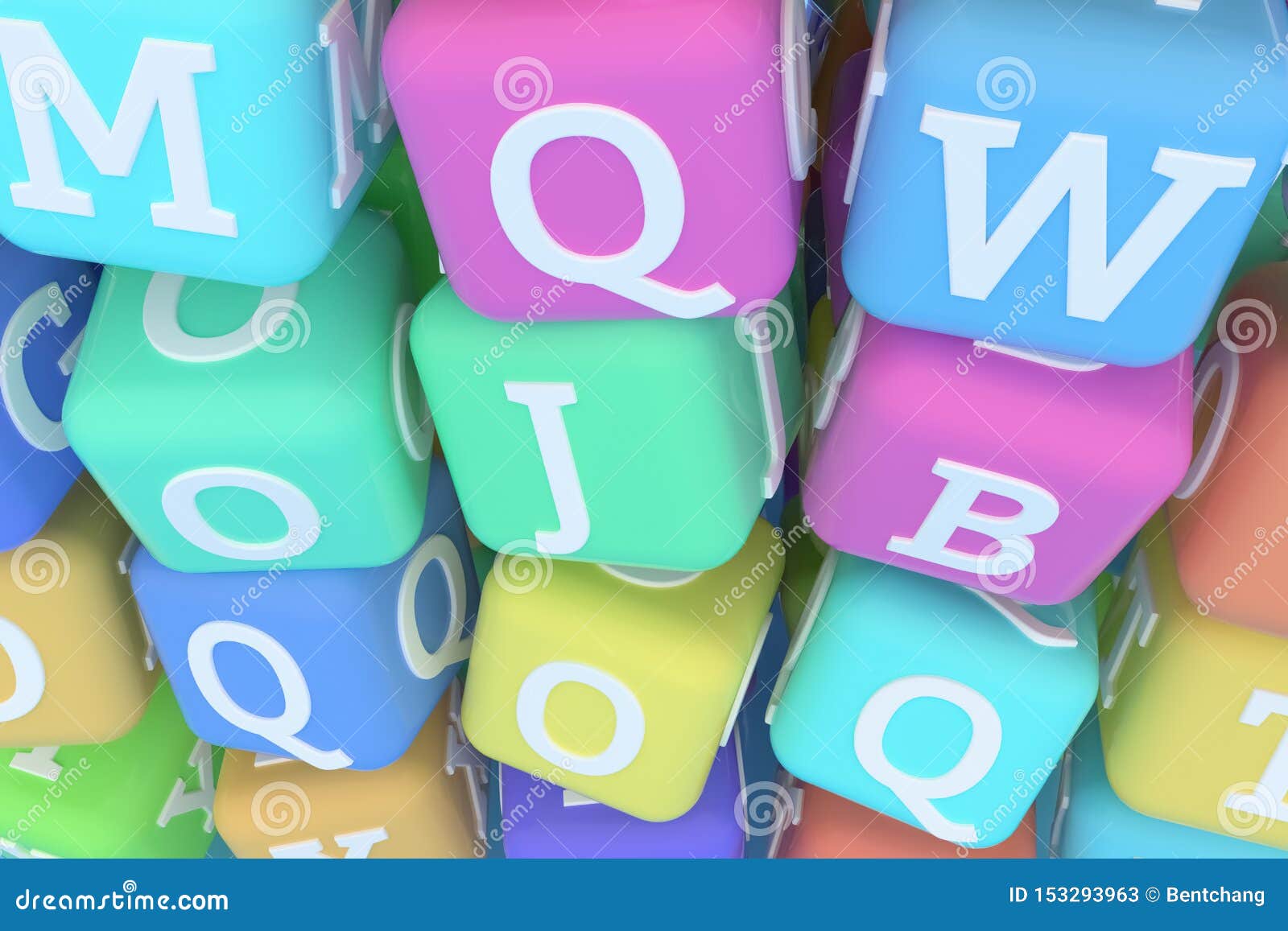 Decorative, Illustrations, Cube or Block ABC Sign or Symbol, for Design ...