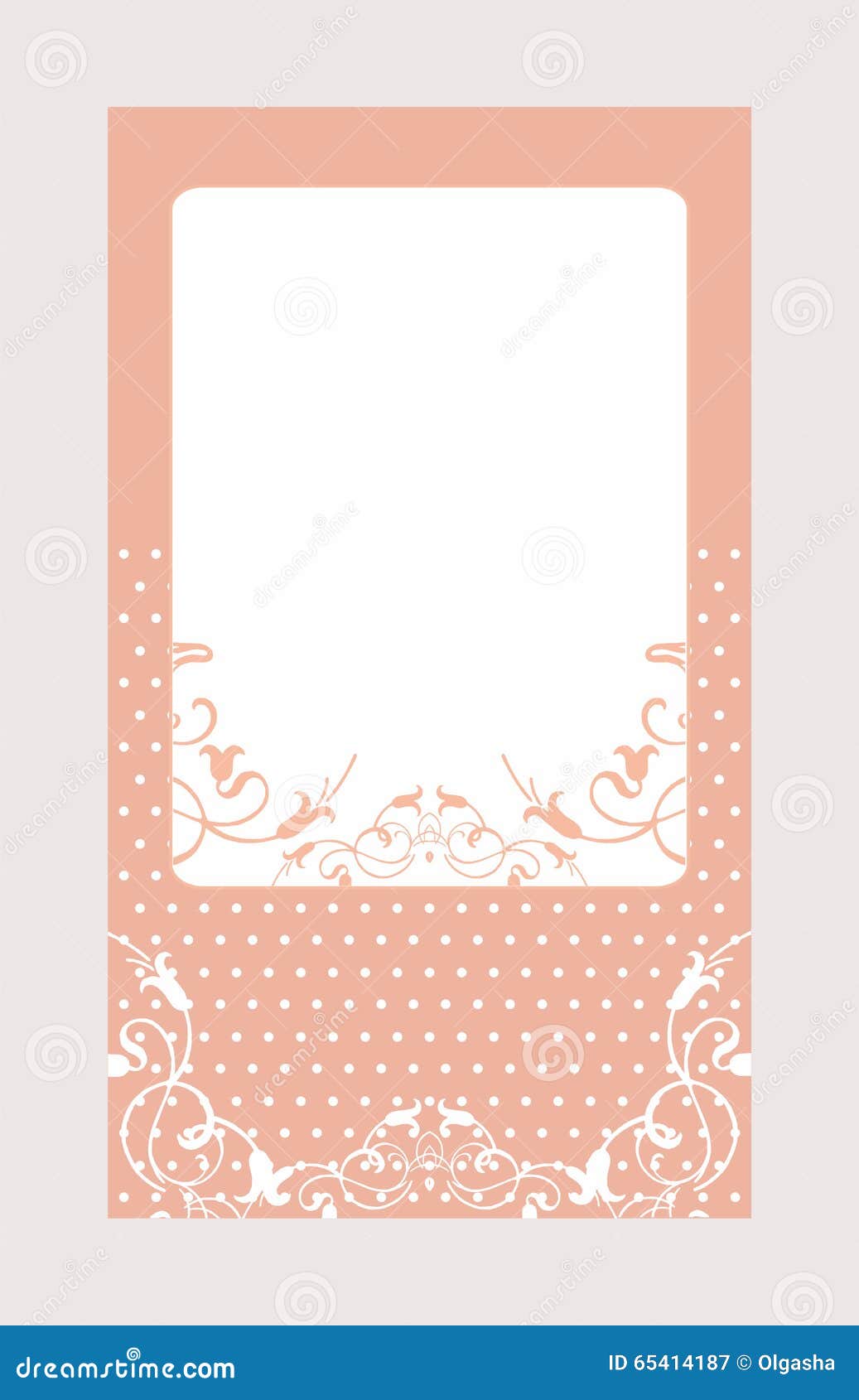 Decorative invitation card stock vector. Illustration of decorative ...