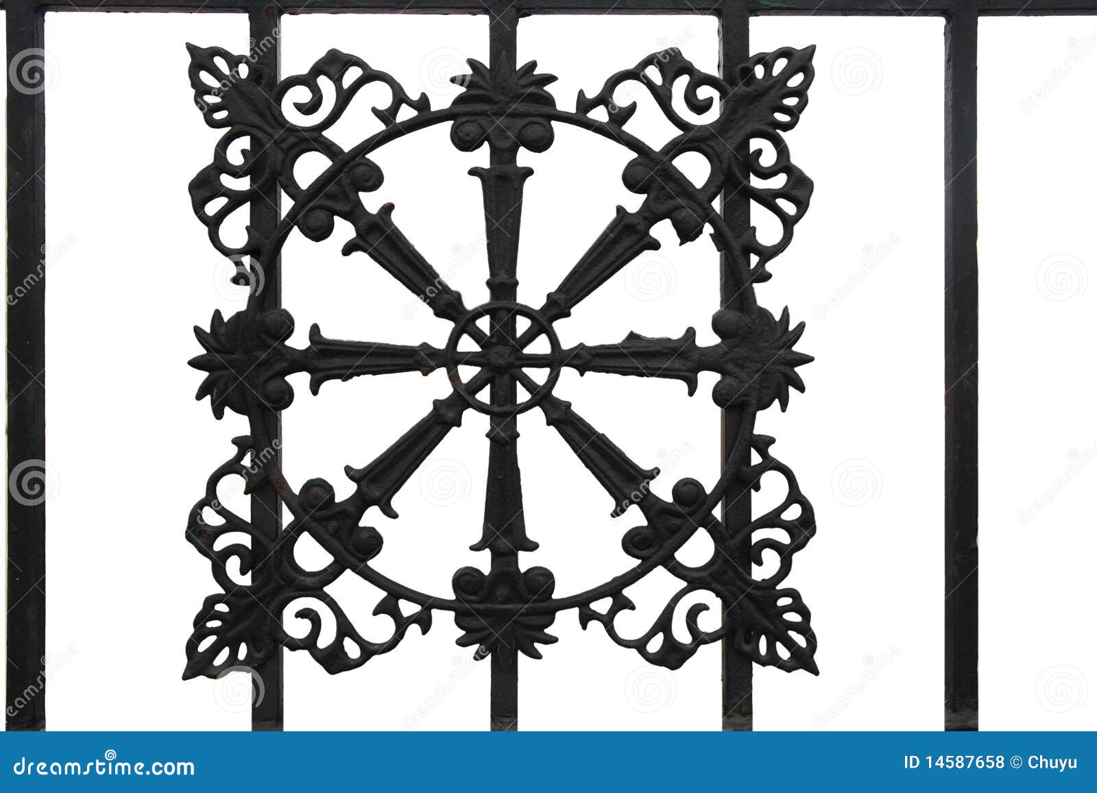 Decorative iron art stock photo. Image of texture, years - 14587658