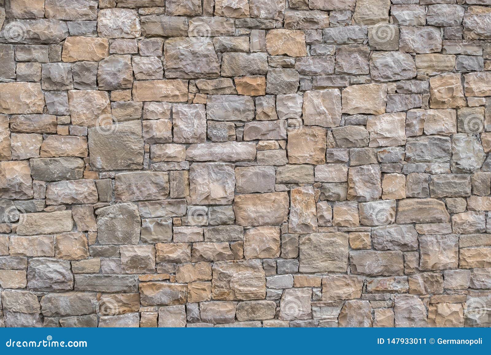 Decorative and Irregular Stone Wall Stock Image - Image of pink ...