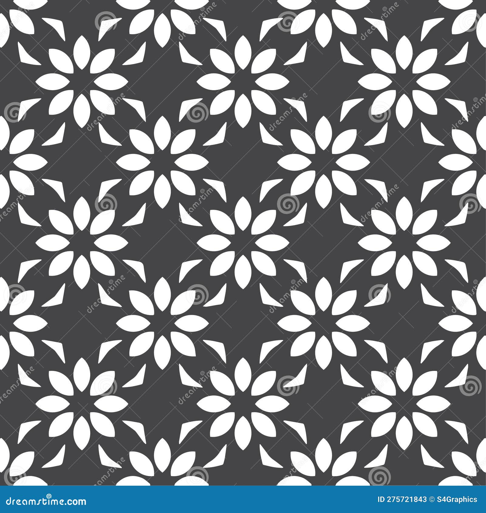 Decorative Islamic Floral Pattern Stock Vector - Illustration of plant ...