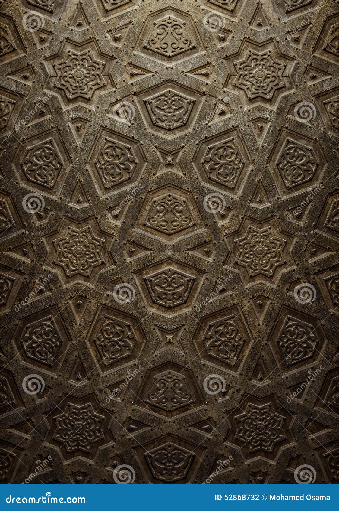 Decorative Islamic Wood Art Stock Photo - Image of carpentry, beautiful ...