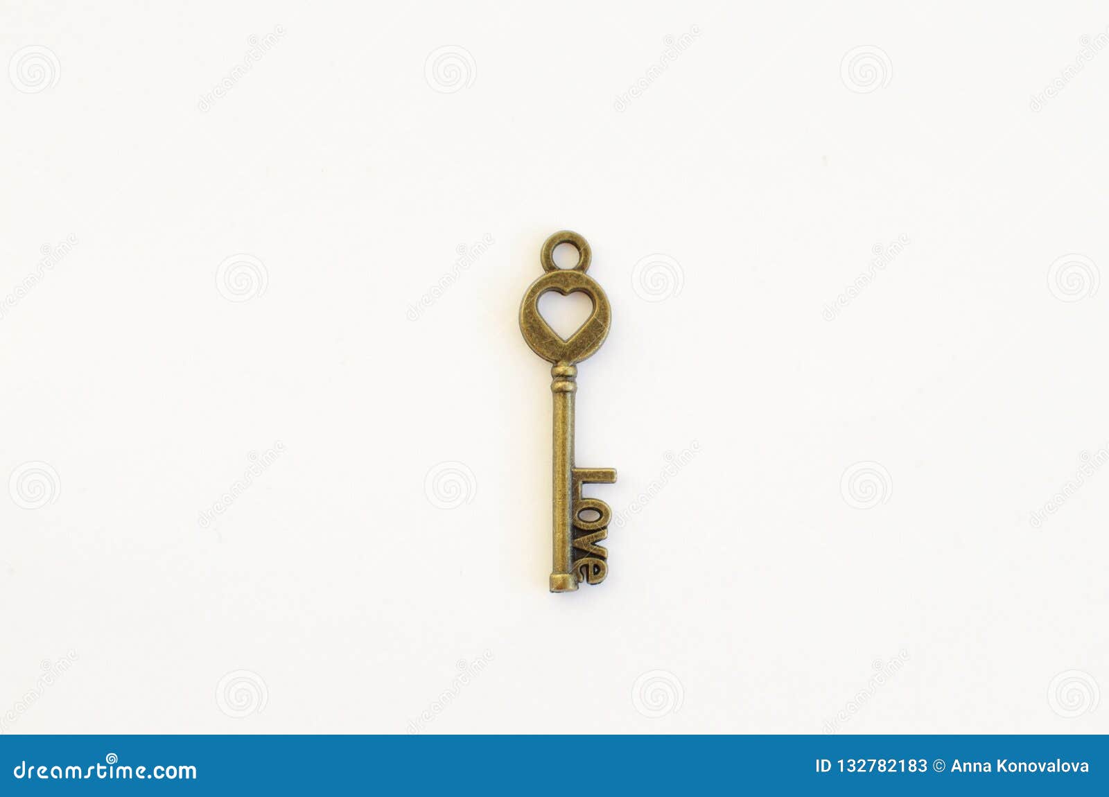 Decorative Keys of Different Sizes, Stylized Antique Stock Image ...
