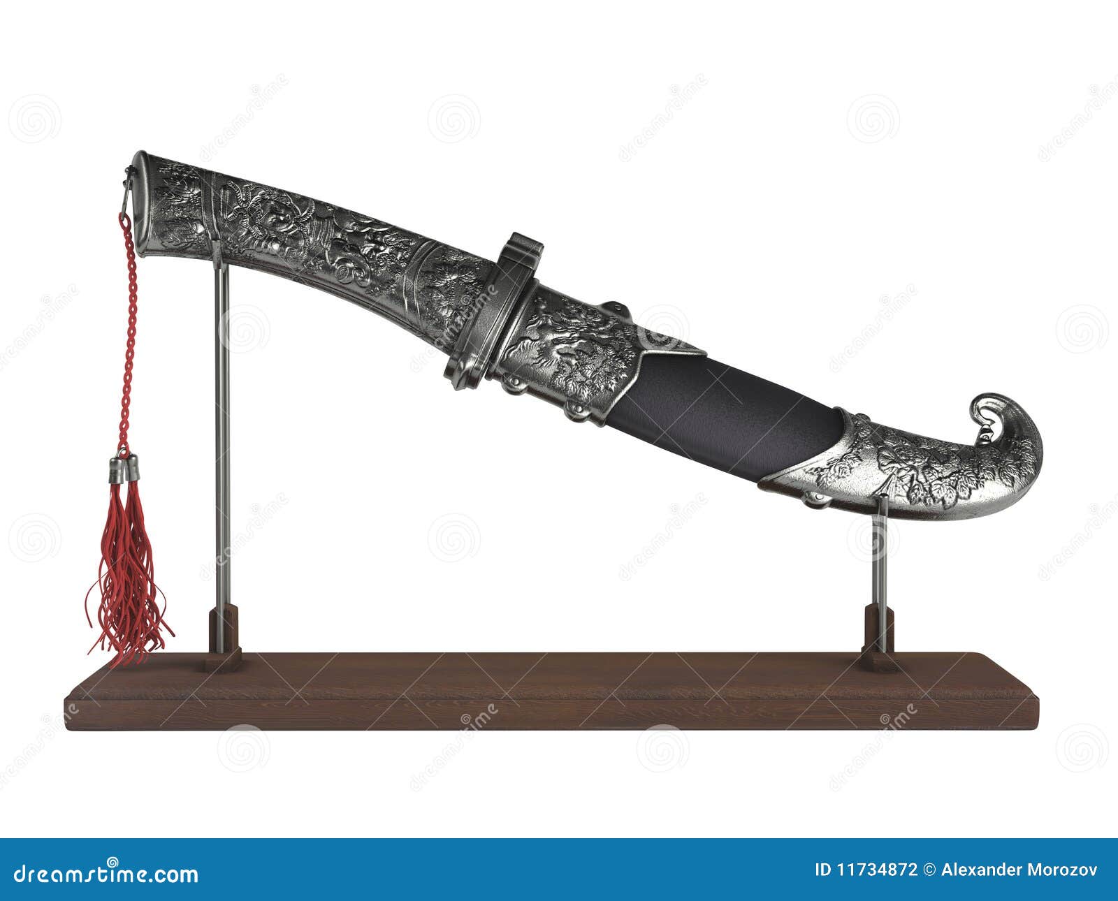 Decorative_knife stock illustration. Illustration of antiquary - 11734872
