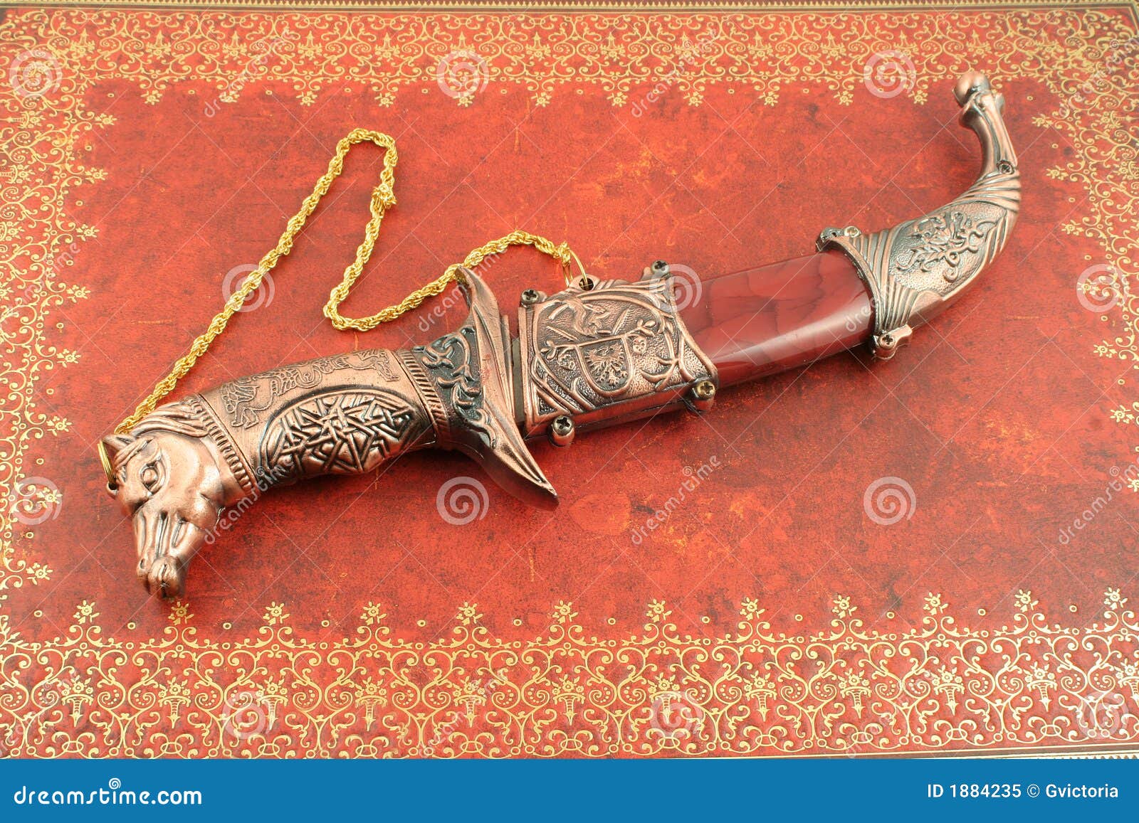 Decorative knife stock image. Image of asian, decoration - 1884235