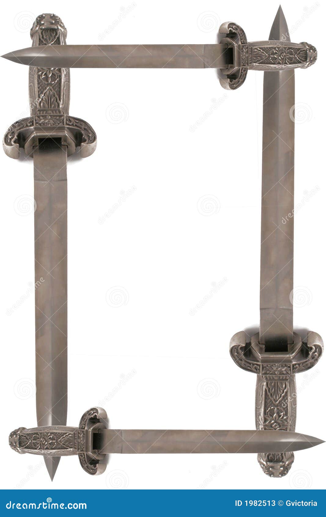 Decorative knife frame stock image. Image of oriental - 1982513