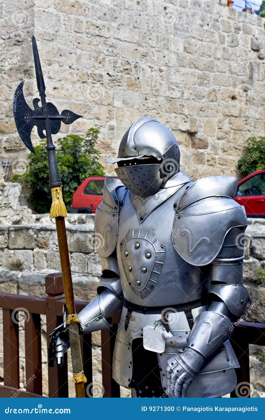 Decorative Knight at Rhodes, Greece Stock Photo - Image of cuirass ...