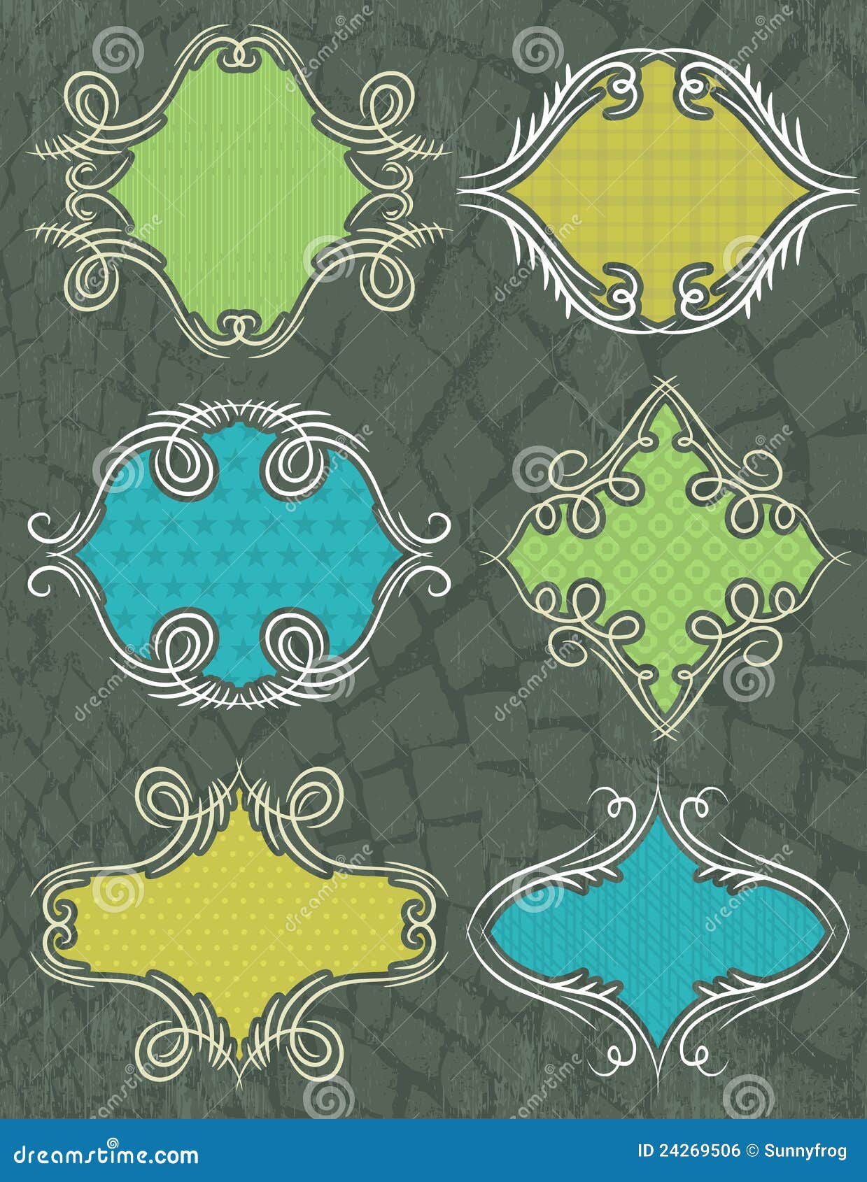 Decorative labels,vector stock vector. Illustration of decorative ...