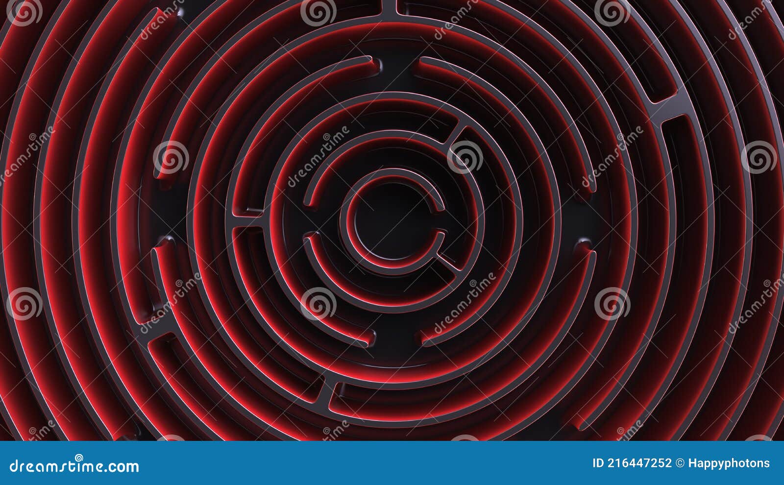 Labyrinth Top View And Perspective Vector Illustration | CartoonDealer ...