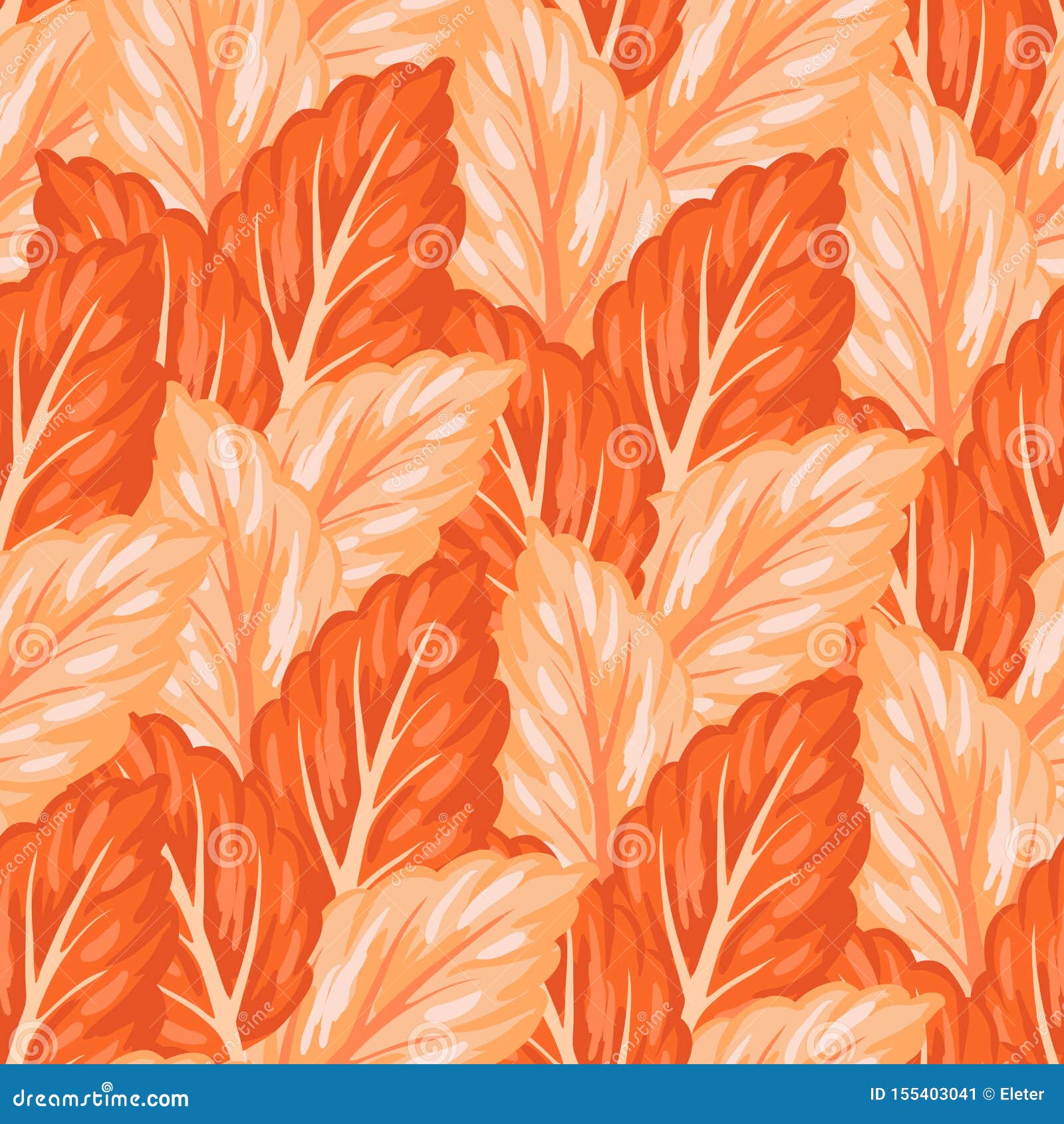 Decorative Leaves Background Stock Vector - Illustration of ornamental ...
