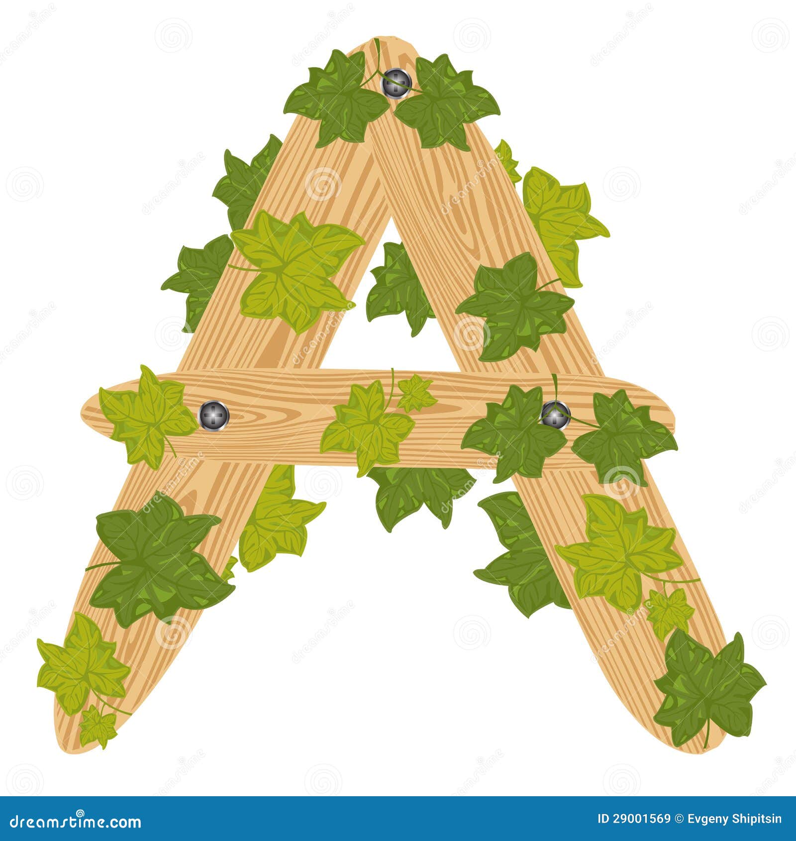 Decorative letter a stock vector. Illustration of background - 29001569