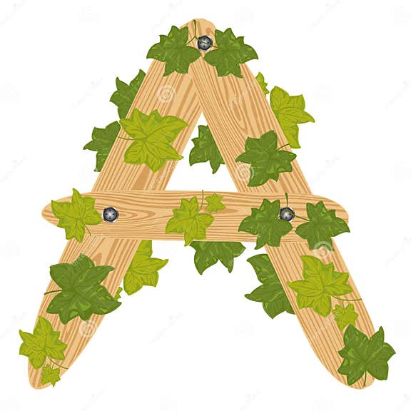 Decorative letter a stock vector. Illustration of background - 29001569