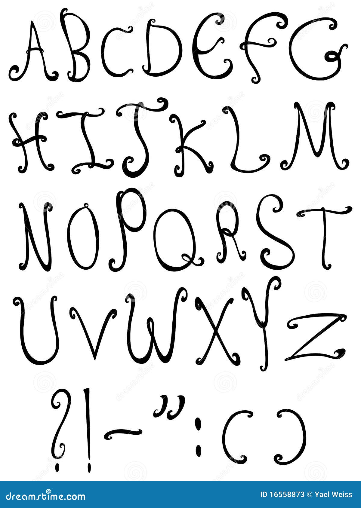 Decorative letters stock vector. Illustration of classical - 16558873