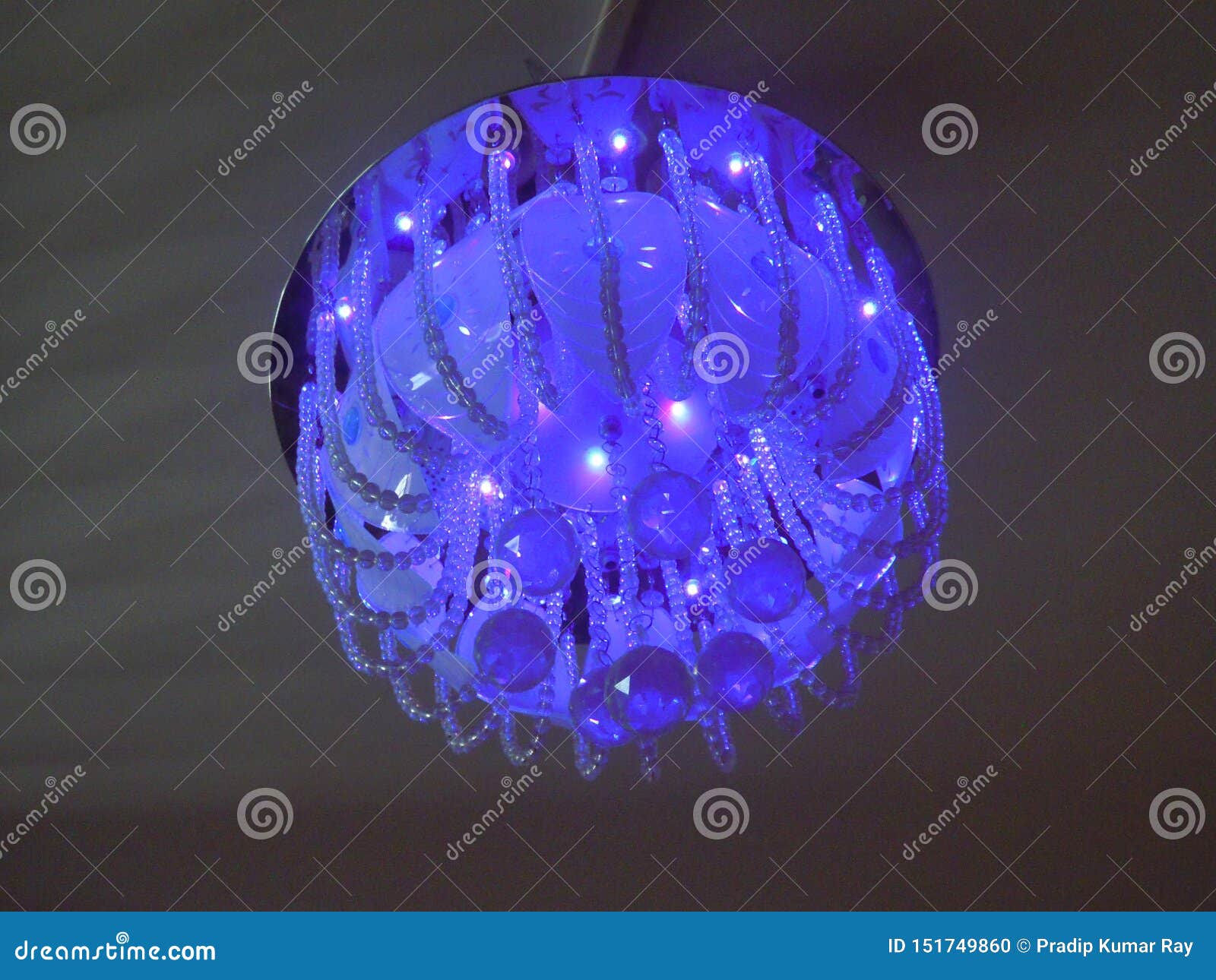 A Decorative Light for Interior Design. Stock Photo - Image of design ...