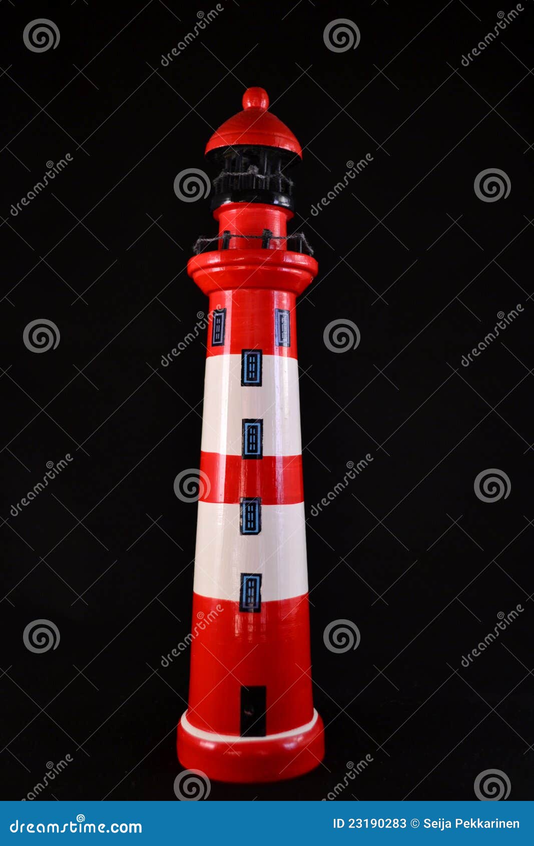 Decorative lighthouse stock image. Image of windows, handmade - 23190283