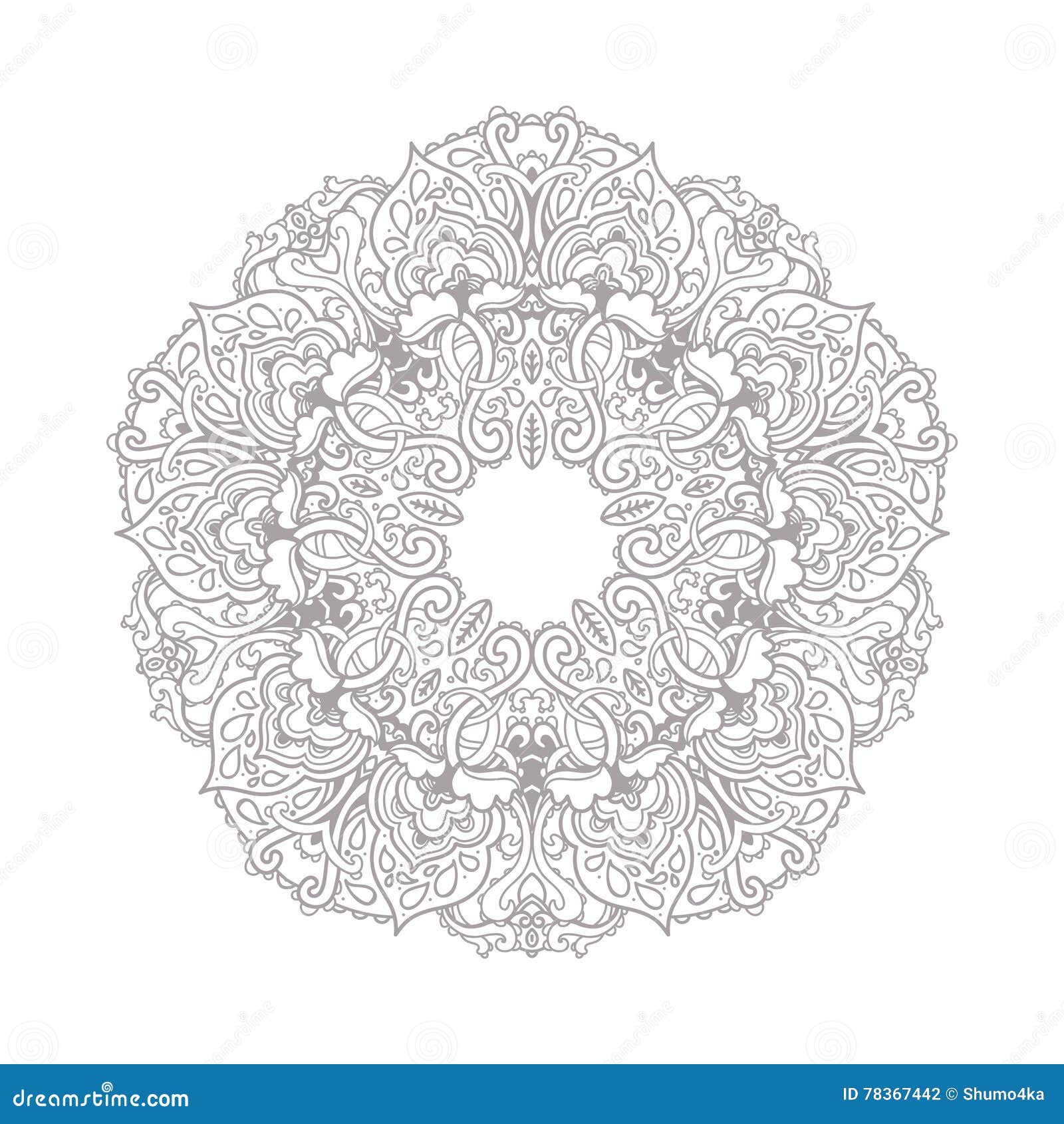 Decorative Line Art Frame for Design Template. Elegant Vector Element ...