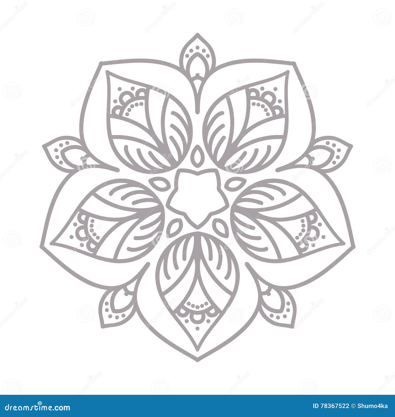 Decorative Abstract Border Outline Graphic Design Stock Illustrations ...