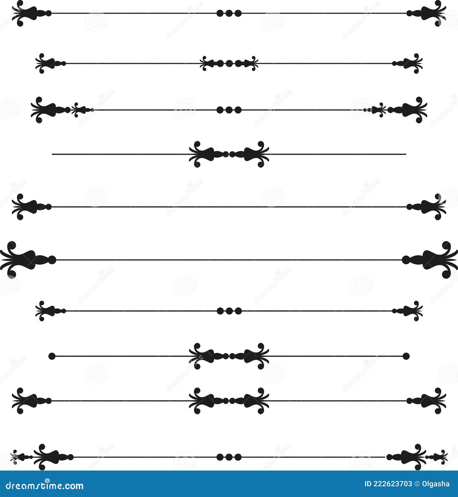 Decorative Horizontal Line Clip Art Jpg