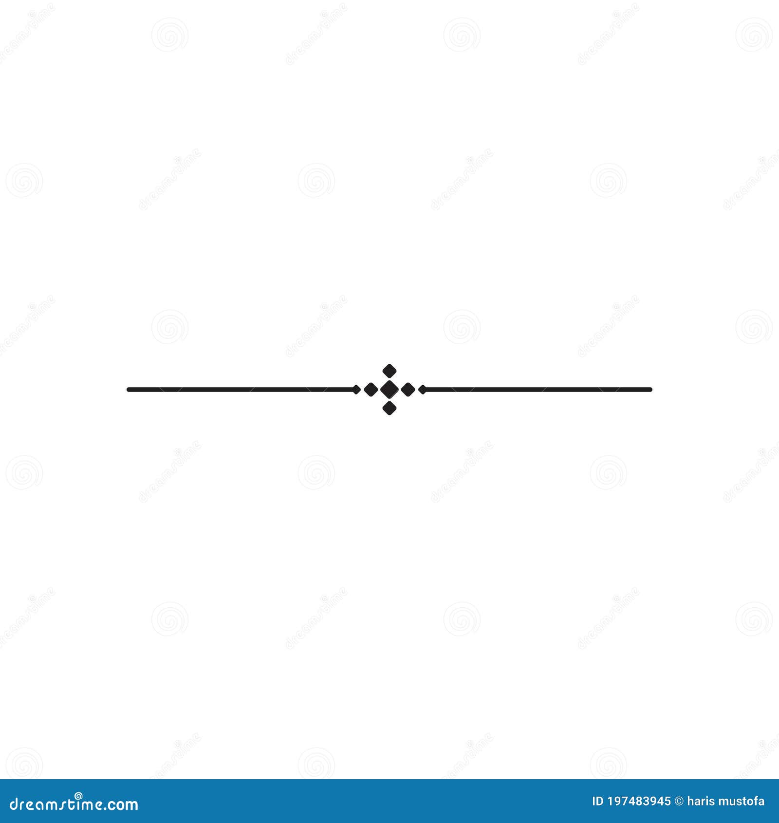 Decorative Line Ornament Vector Graphic Design Template Stock ...