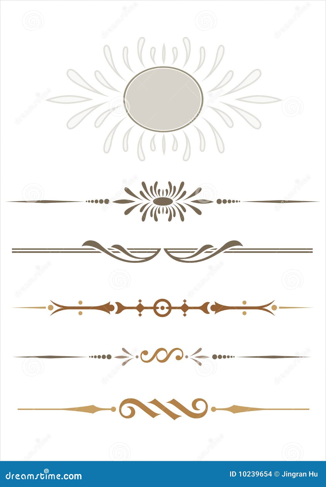 Decorative lines stock vector. Illustration of line, pattern - 10239654