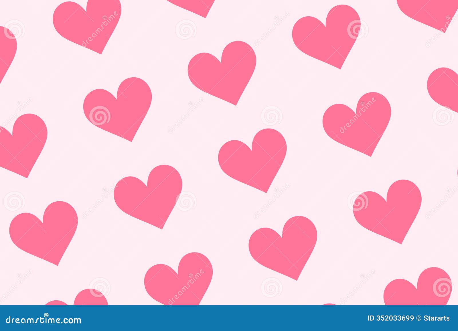 Decorative Love Heart Repeat Pattern Backdrop for Paper Print Stock ...