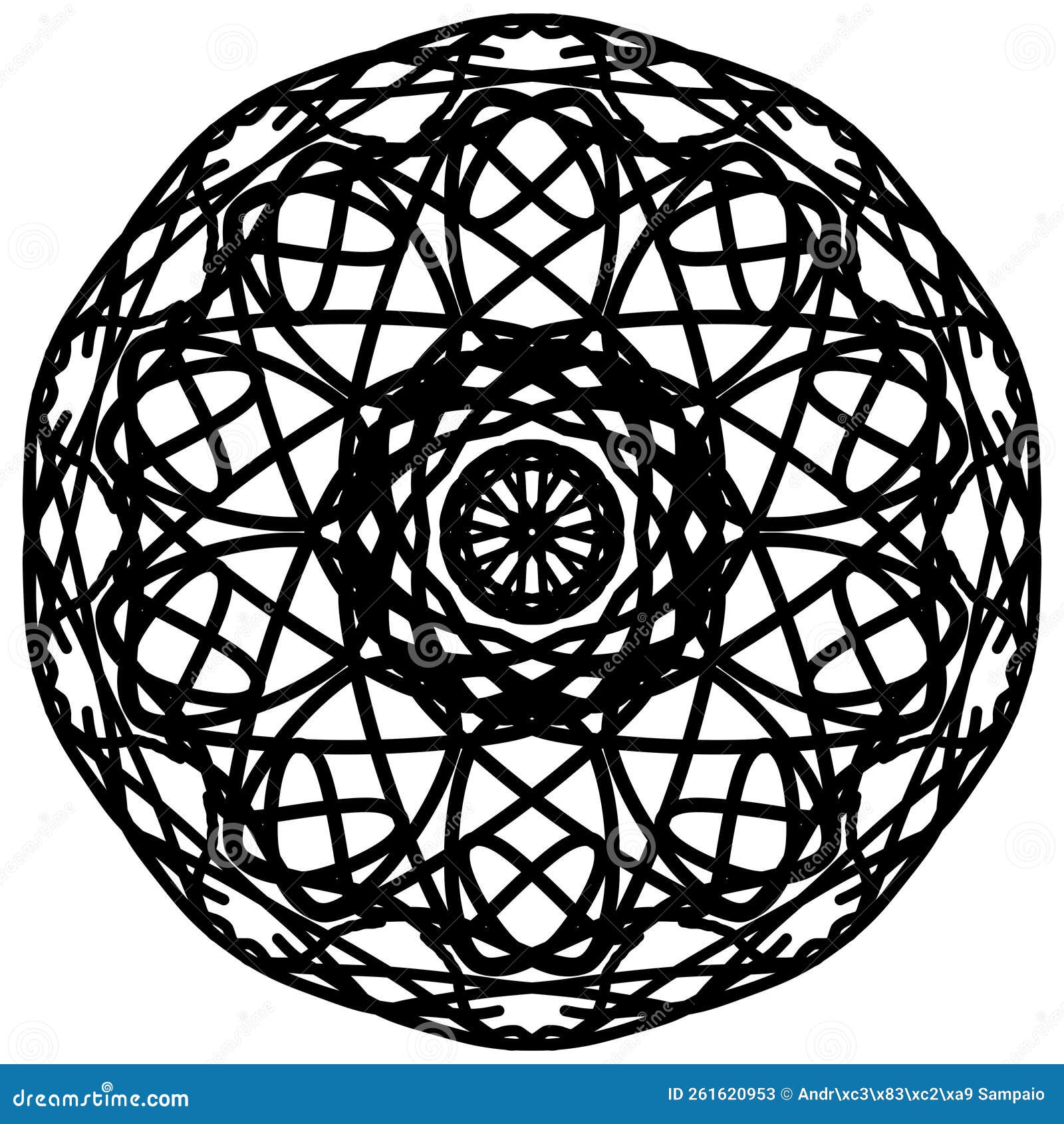 Decorative Mandala Illustration For Adult Coloring Well Organized And