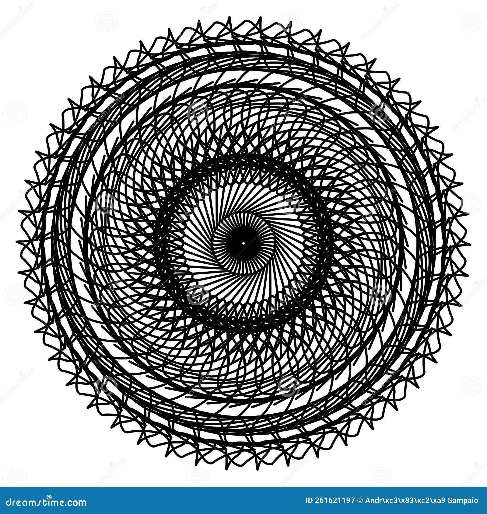 Decorative Mandala Illustration For Adult Coloring Well Organized And
